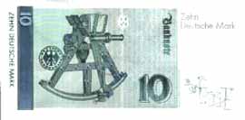 10 dm schein rueckseite